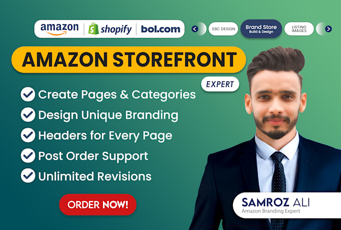 Create amazon brand store and amazon storefront design by Hassaan888 ...