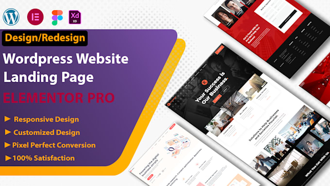 Design wordpress landing page with elementor, elementor pro by Hammad2699 | Fiverr