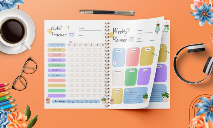 Design custom journal, planner, amazon kdp book by Epic_creation_ | Fiverr