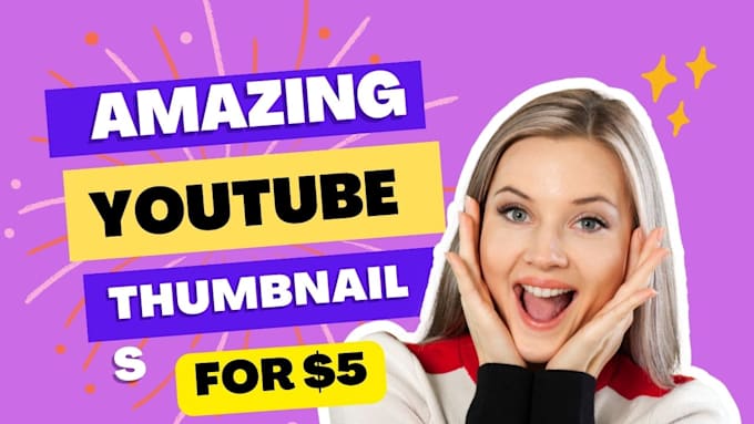 Design amazing youtube thumbnails by Usausa886 | Fiverr