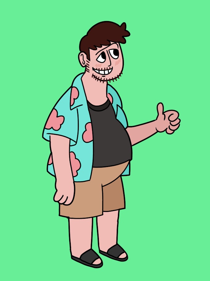 Draw Your Oc Or Character In My Art Style By Bignuttysupreme Fiverr 