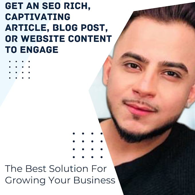 Craft an seo rich, captivating article, blog post, or website content to engage by Dsgandhok ...