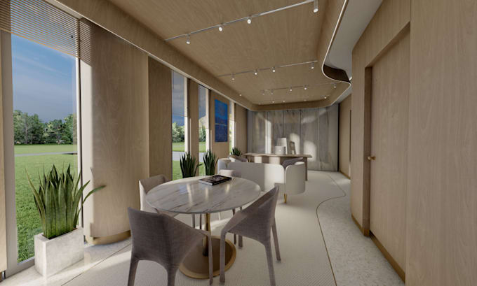 Office design and 3d realistic render by Mustafasahin07 | Fiverr