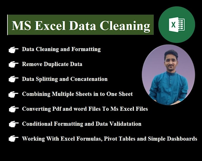 Do ms excel data cleaning, organizing and formatting by Basavaraj_excel ...