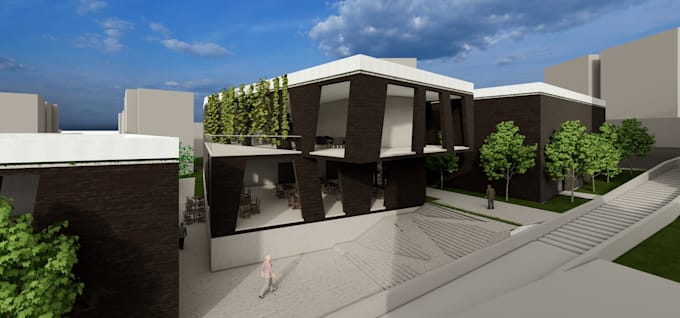 Create architectural realistic 3d rendering, by Okoldan | Fiverr