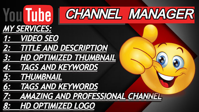 Be your youtube manager all in one service in hindi or urdu language by Hamzashayan1 | Fiverr