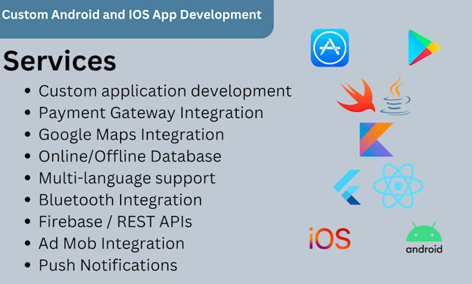 Develop android, ios, flutter mobile applications by Muhammadali511a ...