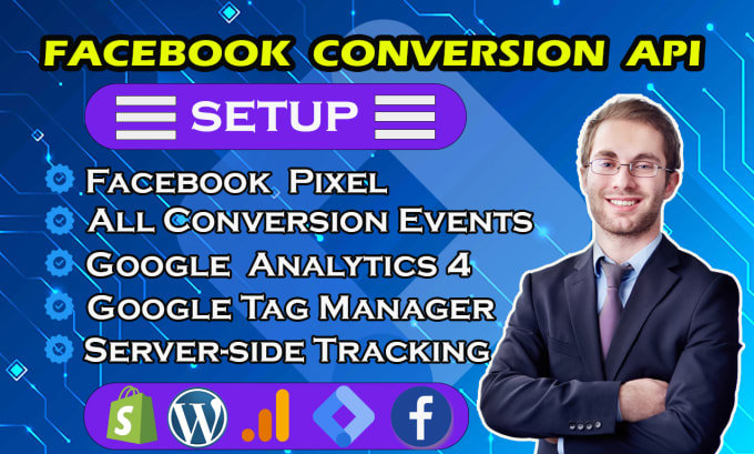 Fix or setup pixel, facebook conversion api, ga4 serverside tracking by ... Fix or setup pixel, facebook conversion api, ga4 serverside tracking by ...