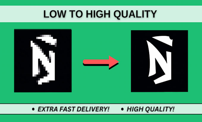 Improve, enhance, and vectorize your logo by Alyyelkadzim | Fiverr