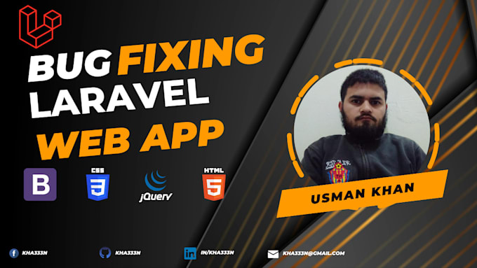 Fix bugs and deploy your laravel website by Kha333n | Fiverr
