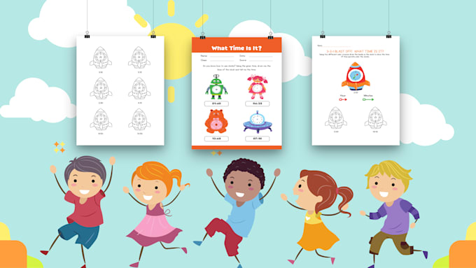 Create custom activity books, worksheets for children by Hbd290 | Fiverr
