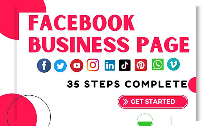 Create a professional facebook business page with all setup by ...