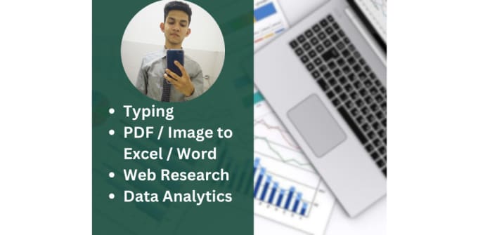 Do excel, word data entry, and web research at low prices by Ruchirapriyanka | Fiverr