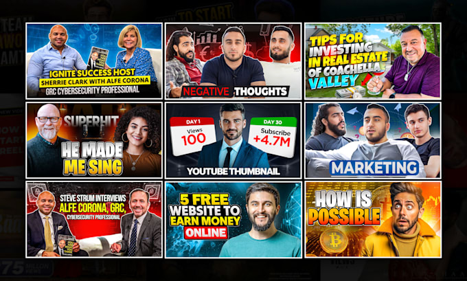 Design attractive clickbait viral youtube video thumbnail by ...