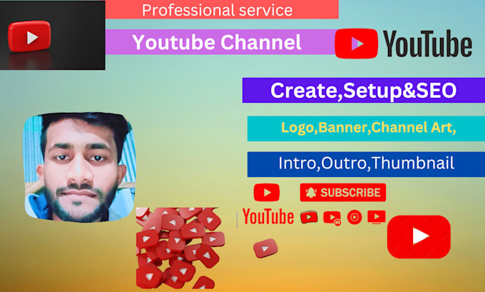 Create,setup and seo your new youtube channel by Sagor11001 | Fiverr