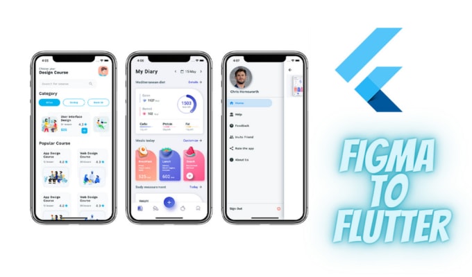 Design Flutter Ui Develop Flutter Apps Convert Figma To Flutter By Cyberbrains123 Fiverr