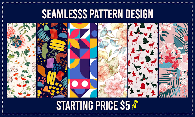 Create stunning seamless patterns design for your business by ...