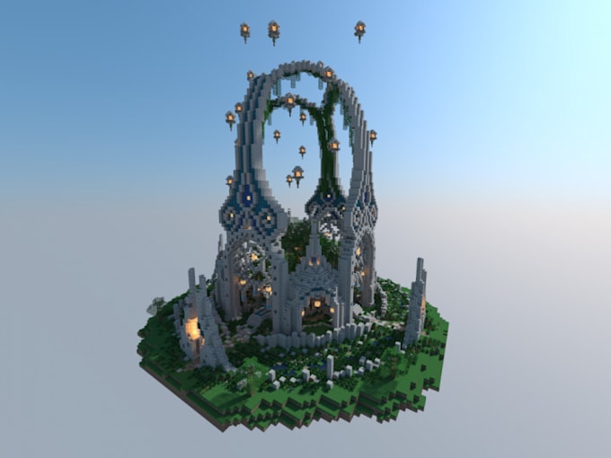 Build a professional looking minecraft spawn by Alisusa12 | Fiverr