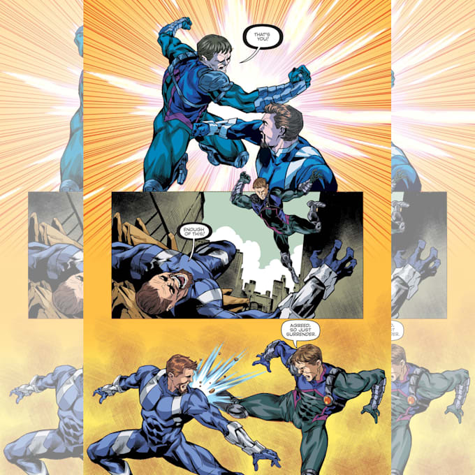 Create a comic page for you by Ulirom | Fiverr