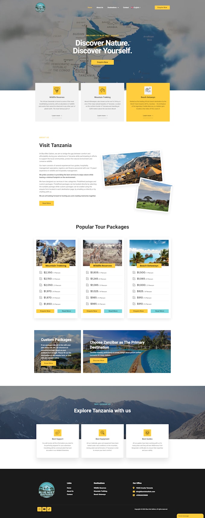 Design responsive website using elementor base theme by Hasansaif | Fiverr