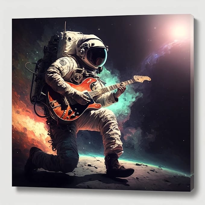 Create degital arts and pannels using ai like midjourney by ...