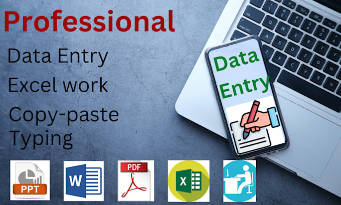 Do data entry, copy paste and excel work for you by Wafa6512 | Fiverr
