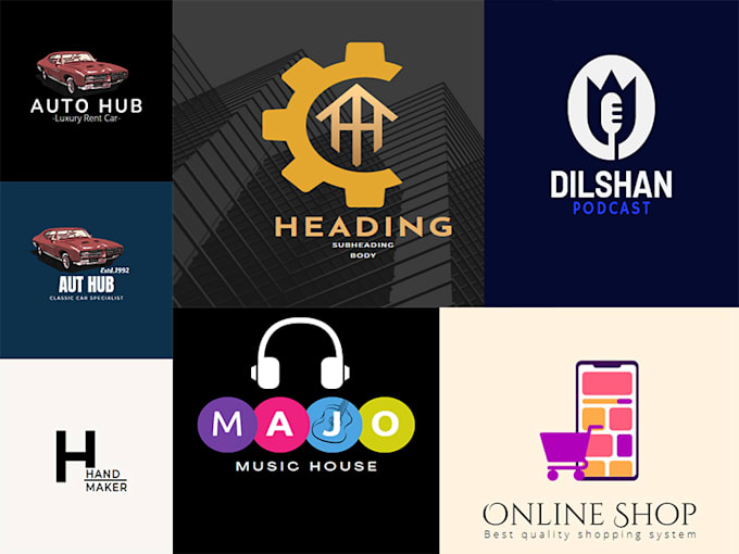 Make 6 modern minimal logo designs in 12 hours by Lasitheditz99 | Fiverr