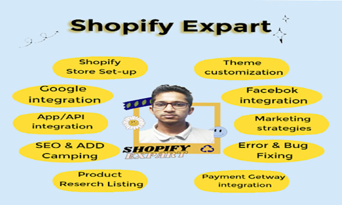 Certified shopify expert ecommerce solutions specialist by Mdazad112 | Fiverr