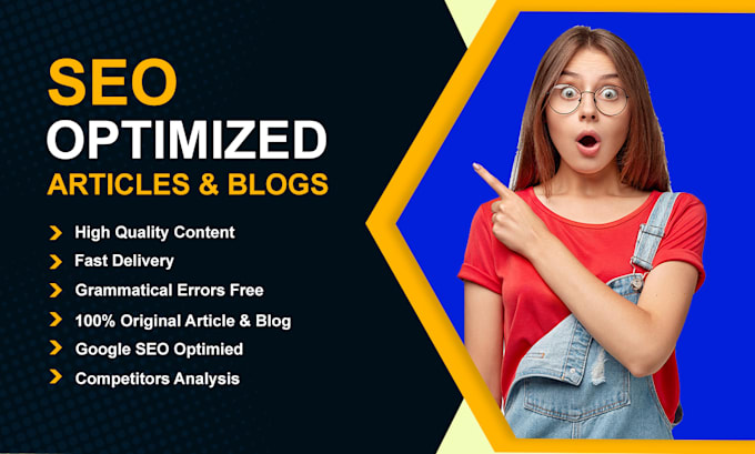 Write amazing blog posts or seo articles writing by Akashramzan705 | Fiverr