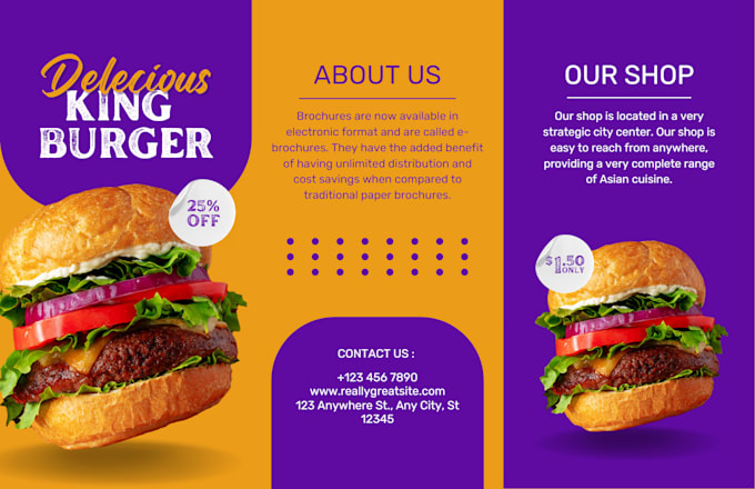 Create brochures that represents your businesses by Dean300100 | Fiverr