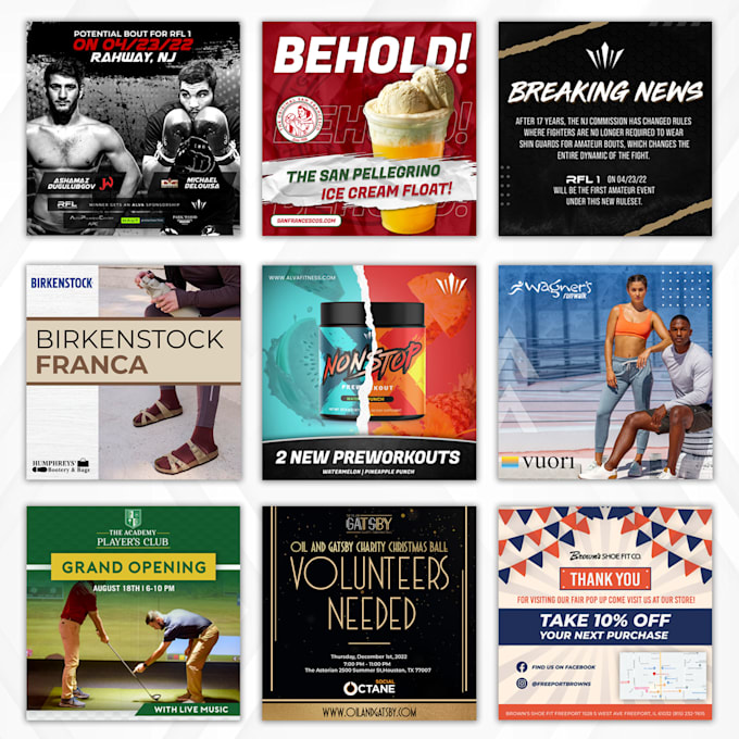 Design social media advertisement posts for your business by ...