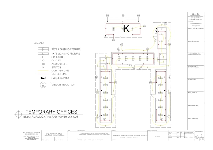 Do 2d floor plan and electrical drafting by Bryan_calma | Fiverr