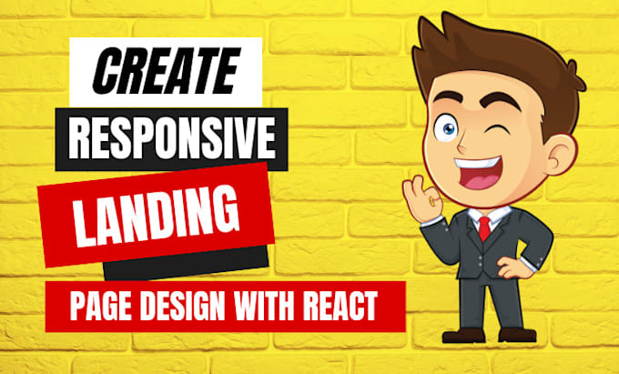 Build landing page website with react or next js by Faizanmalyk | Fiverr