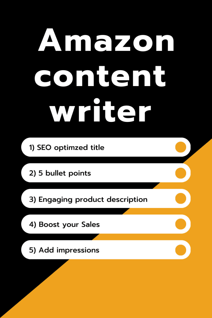 Write amazon product listing description and title by Rahimfarrukh | Fiverr Write amazon product listing description and title by Rahimfarrukh | Fiverr