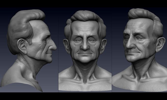 Create 3d head models for all types of projects by Artsofkedar | Fiverr