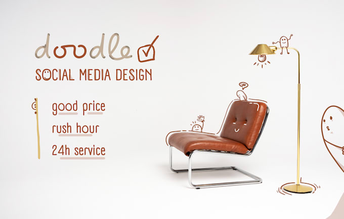 The unique doodle designs for your social media pages by Handefox_o ...