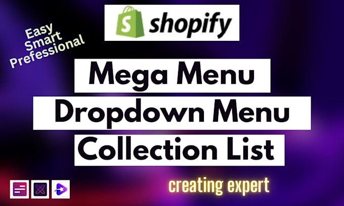 Create shopify smart mega menu, dropdown menu, and collection by Mukta_92 | Fiverr