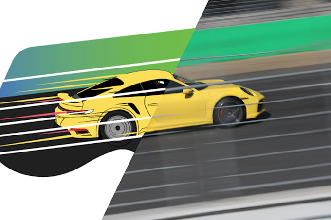 Make your car a vector cartoon by A_fabre | Fiverr