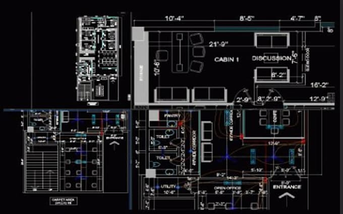 Build autocad designs of different kinds of services like building ...