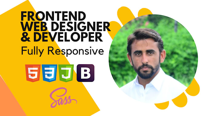 Be your experienced frontend developer, frontend designer, html react ...