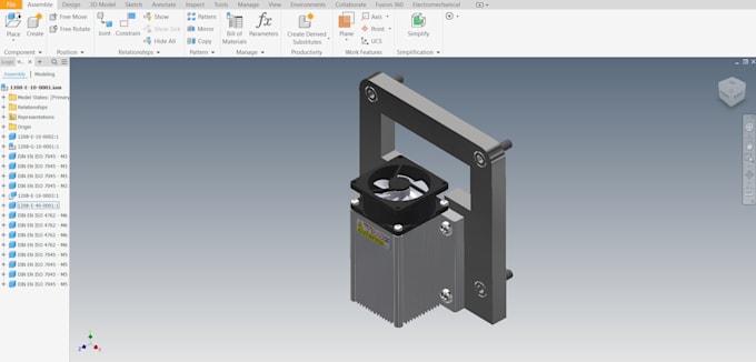 3d modeling mechanical by inventor, solidworks by Inventorgood | Fiverr