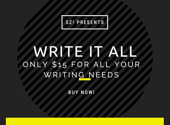 Write anything and everything you ask by Shazamaaa | Fiverr