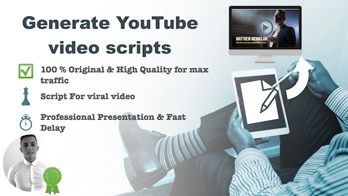 Generate engaging youtube video scripts by Maxproservices1 | Fiverr Generate engaging youtube video scripts by Maxproservices1 | Fiverr
