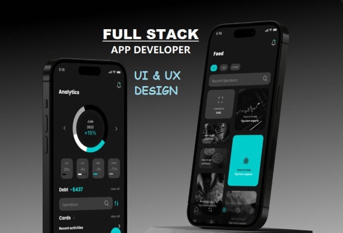 Build website, mobile app for android, ios, figma ui ux design, app development by Akebot1 | Fiverr