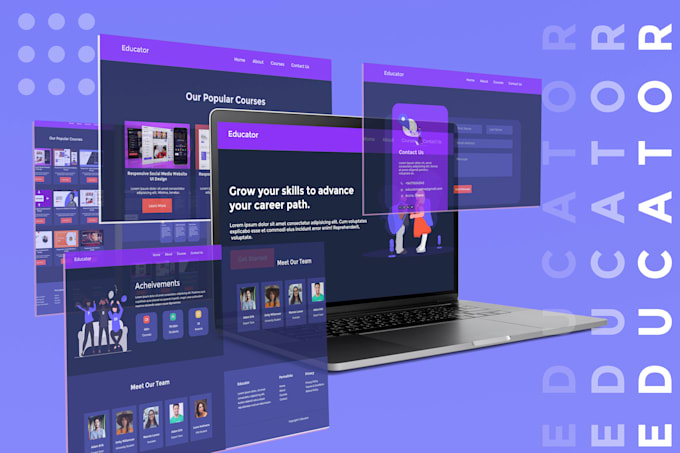Design professional website ui and ux designs by Desh_editing97 | Fiverr