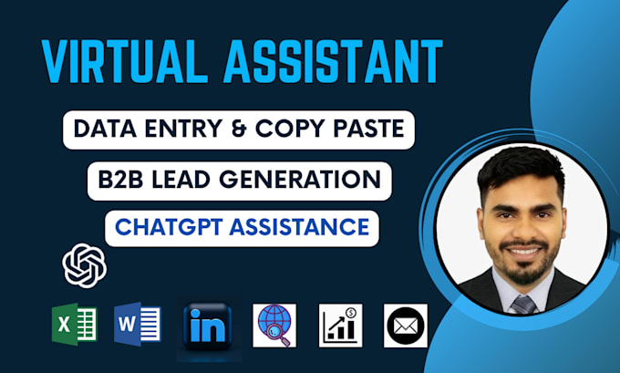 Be a virtual assistant for data entry, chatgpt, wordpress, copy paste ...