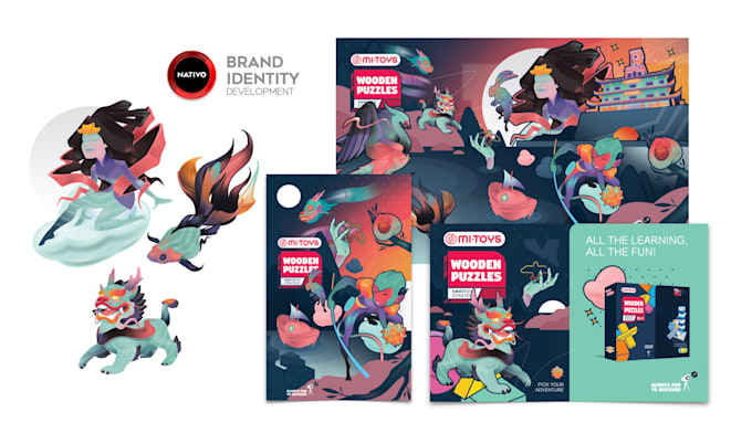 Create powerful designs for the identity of your product by ...