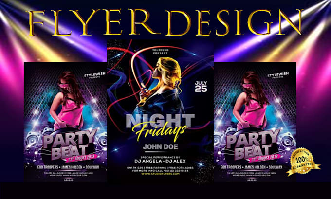 Do design party flyer, business flyer, pro flyer and event flyer by ...