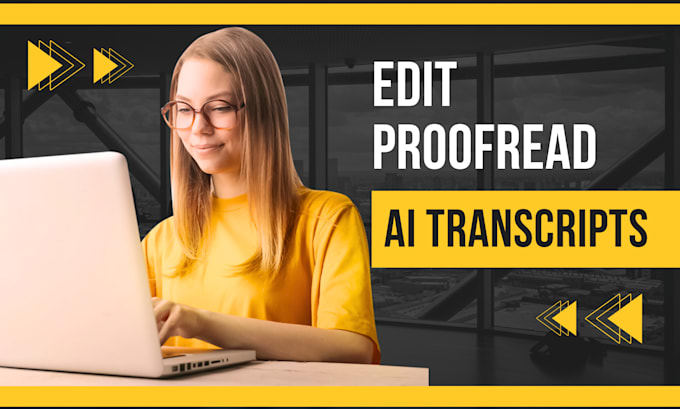 Proofread ai generated transcripts and do ai content editing by Mz ...
