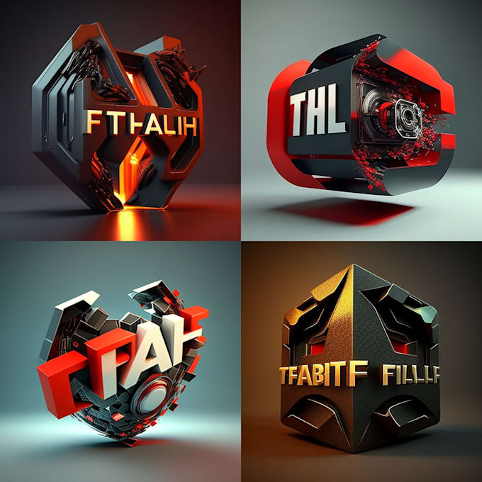 Create 3d logo design by Atharva_5104 | Fiverr